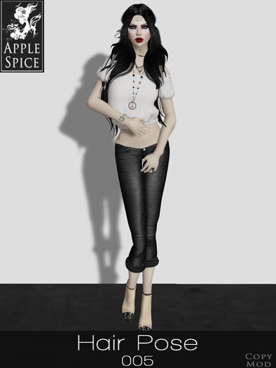 Second Life Marketplace - Apple Spice - Hair Pose 005