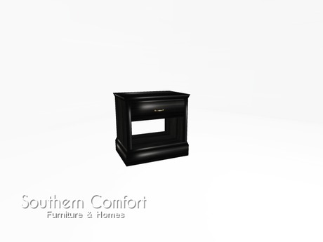 Second Life Marketplace - SCF - Bed - Contemporary Ebony Bed 4-12-2014