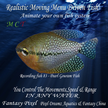 Second Life Marketplace - Realistic Moving Menu Driven Fish MEGA PACK 14