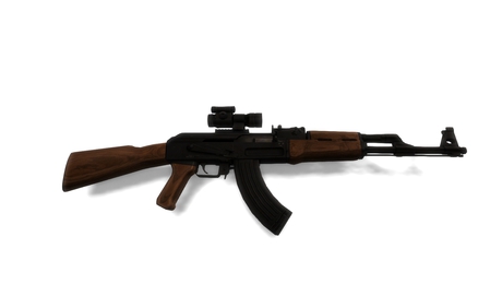 Second Life Marketplace - AK 47 Scoped