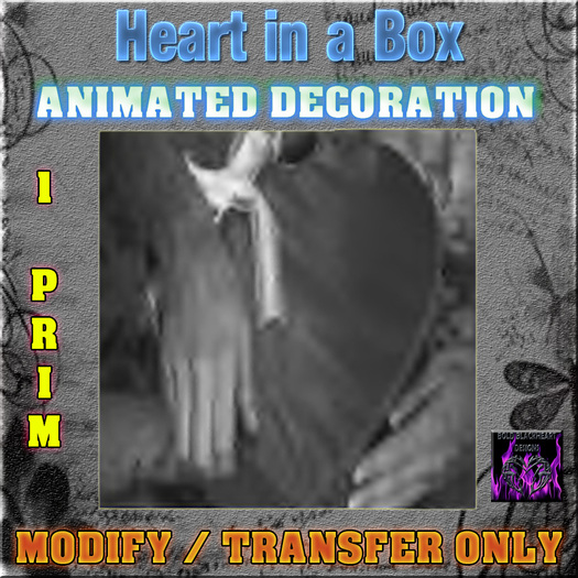 Second Life Marketplace - BBD - Heart in a Box (Animated Decoration/Gift)