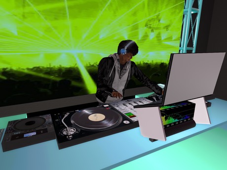 Second Life Marketplace - Animated DJ Booth with color changer