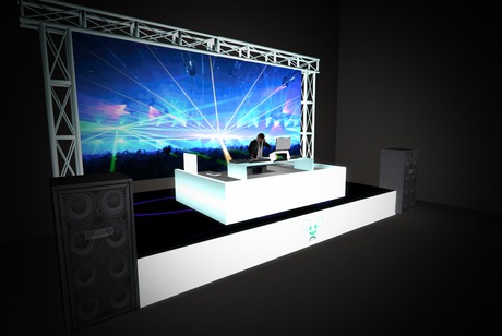 Second Life Marketplace - Animated DJ Booth with color changer