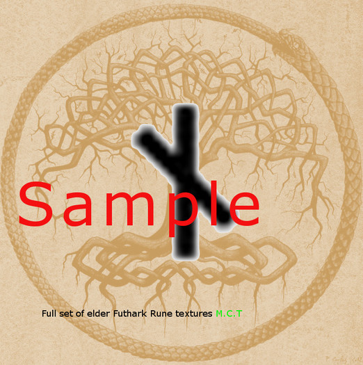 Second Life Marketplace - Full set of rune textures