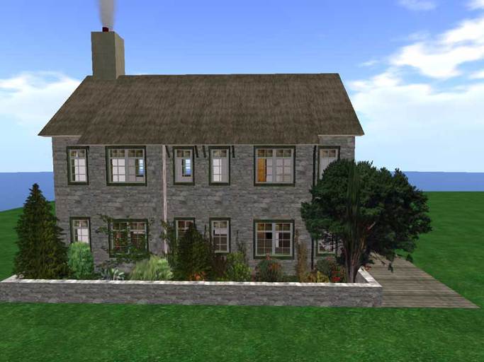 Second Life Marketplace - Irish Manor House: Stone (One of my series of ...