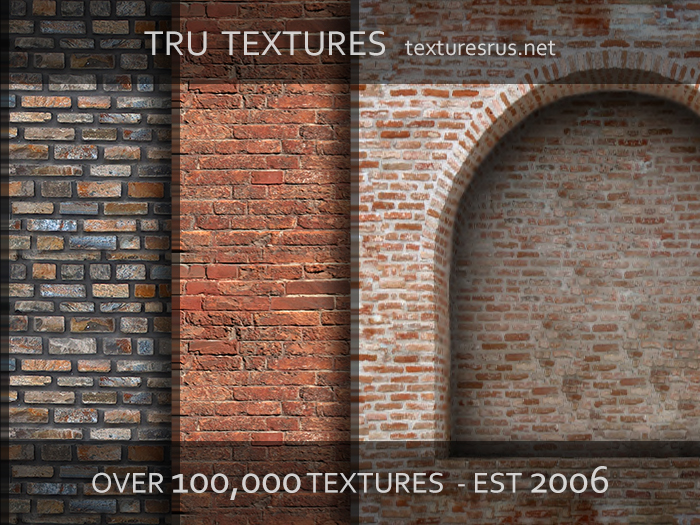 Second Life Marketplace - 25090: May 08 - 8 x Seamless Brick Wall ...