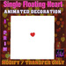 Second Life Marketplace - BBD - Single Floating Heart (Animated ...