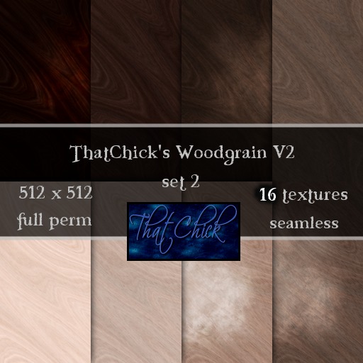 Second Life Marketplace - ~tc~ Woodgrain v2 Set 2