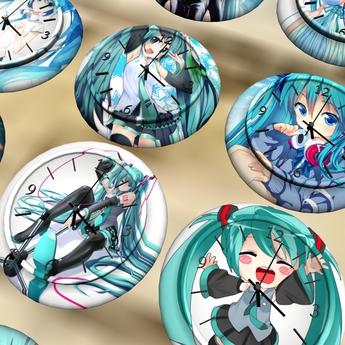 Second Life Marketplace - 初音ニミクアニメ時計 Miku Mesh Clock v2.0 real time 16 ...