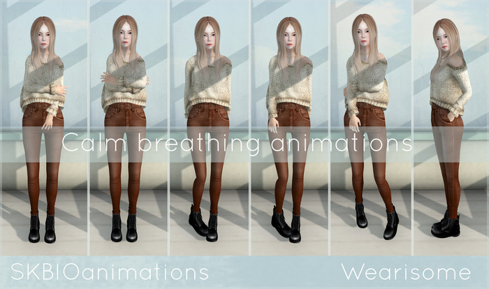 Second Life Marketplace - SKBIOanimations - Wearisome Set