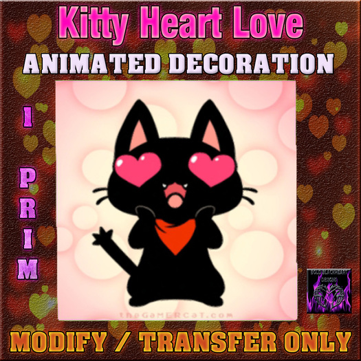 Second Life Marketplace - BBD - Kitty Heart Love