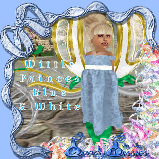 Second Life Marketplace - Wittle Princess Blue&White
