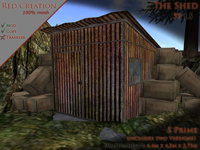 Second Life Marketplace - RC: the shed