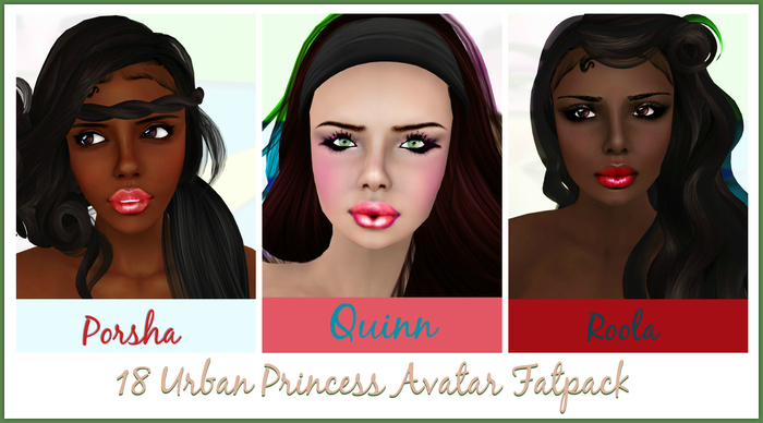 Second Life Marketplace - 18 Avatars by Urban Princess Bumper Pack