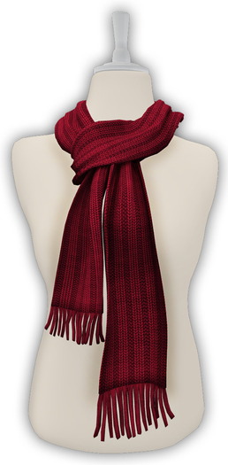 Second Life Marketplace - !Rebel Hope - Mesh Wrap Scarf Red