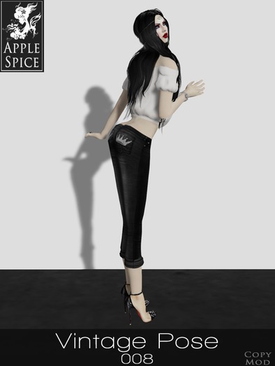 Second Life Marketplace - Apple Spice - Vintage Pose 008