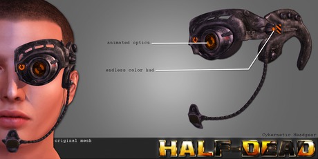 Second Life Marketplace - [SWaGGa] Half-Dead Headgear