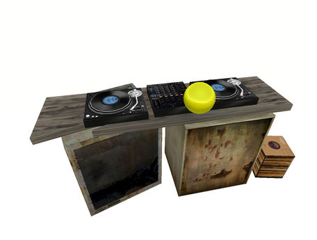 Second Life Marketplace - Urban Feral - Hobo - Dj booth