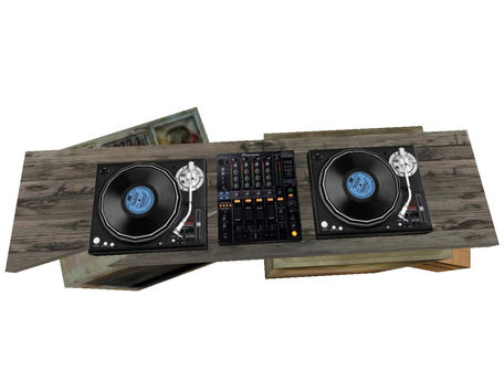 Second Life Marketplace - Urban Feral - Hobo - Dj booth