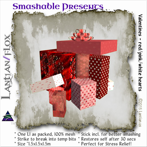 Second Life Marketplace - Smashable Decor! - Pile o' Presents (mesh ...