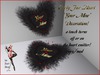 Second Life Marketplace - Curly Fur Heart"Your Mine"Decoration