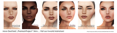 Second Life Marketplace - DeeTaleZ *Applier* for TheMeshProject "Skin ...