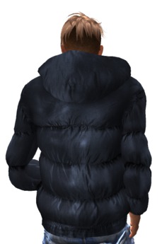 Second Life Marketplace - PUFFER JACKET NAVY