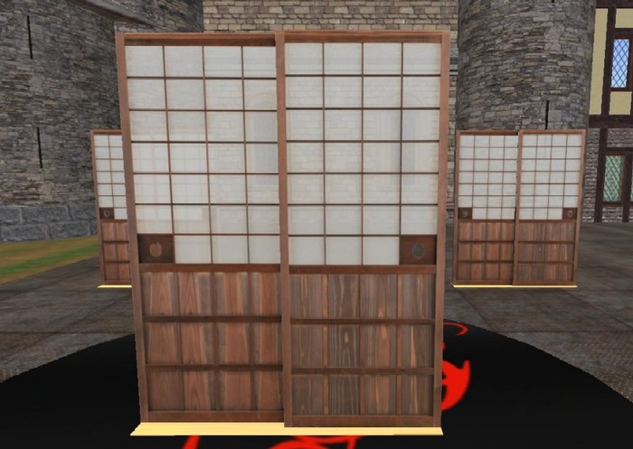 Second Life Marketplace - Premium Double Japanese Shoji Door, Japanese ...