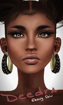 Second Life Marketplace - DeeTaleZ Skin A.T.W. Deedra Brows 1 Ebony