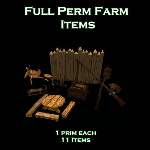 Second Life Marketplace - BGC Farm Items (boxed) full perm
