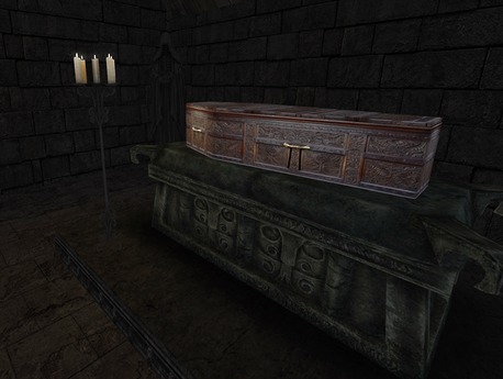 Second Life Marketplace - Classic Gothic Crypt Set - Mesh, Gothic Furniture