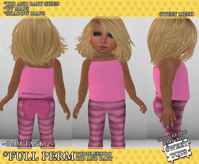 Second Life Marketplace - FULL PERM ~*Sweet Tots*~ Pam Tank 2