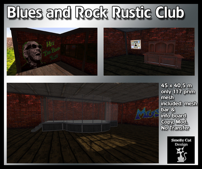 Second Life Marketplace - @LostBoys@ Blues & Rock Rustic Music Club
