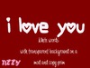 Second Life Marketplace - :TiZzY: i love you Art