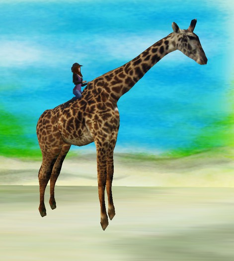 Second Life Marketplace - Rodeo Giraffe rideable animal - animated