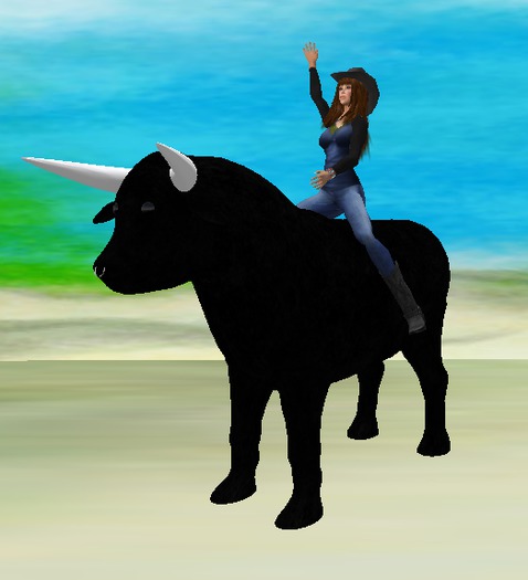 Second Life Marketplace - Bullriding Bull w/scoreboard - Bull riding ...