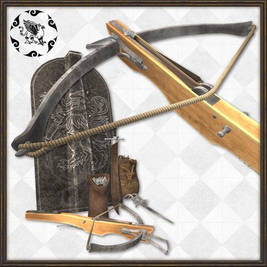 Second Life Marketplace - (GL)3E Pull Lever Crossbow Kit