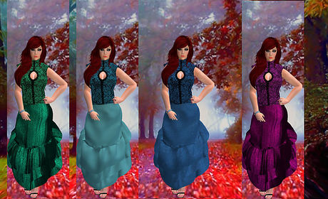Second Life Marketplace - *ZStore* Outfit Victorian fashion + Hud with ...