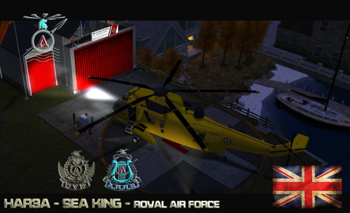 Second Life Marketplace - *** RAF *Sea King HAR3* 3.0.8 ARRS Foot locker