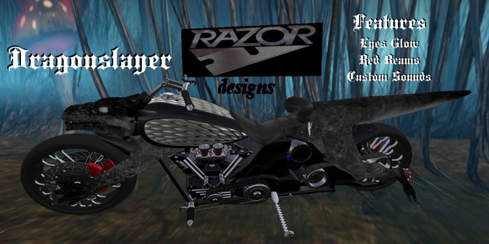 Second Life Marketplace - Dragonslayer bike