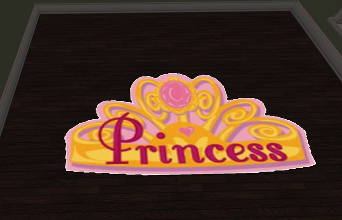 Second Life Marketplace - L&B Princess Crown Girls Rug