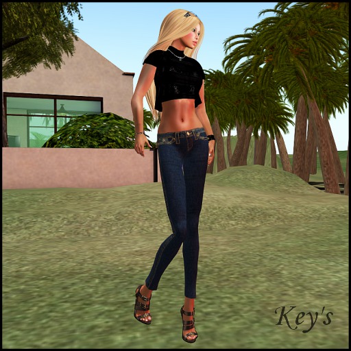Second Life Marketplace - Dark Skinny Jean - System Layer For NUX Senra ...