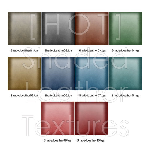 Second Life Marketplace - [HOT] Shaded Leather Textures