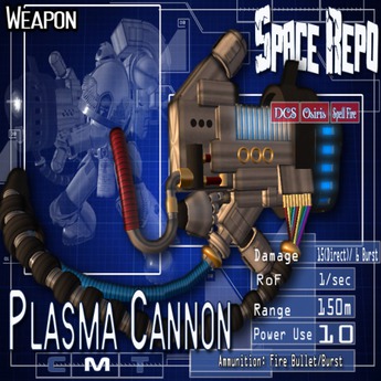 Second Life Marketplace - Space Repo - Plasma Cannon