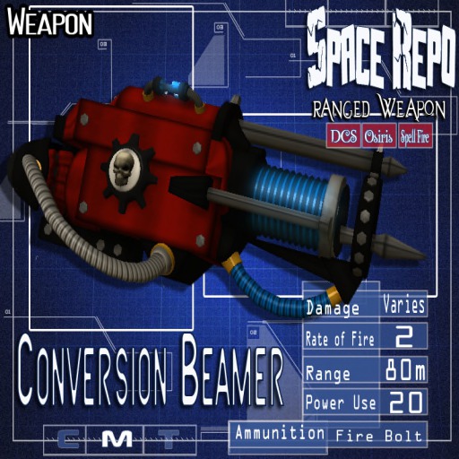 Second Life Marketplace - Space Repo - Conversion Beamer