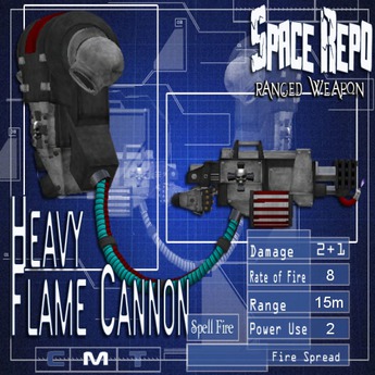 Second Life Marketplace - Space Repo - Heavy Flamer