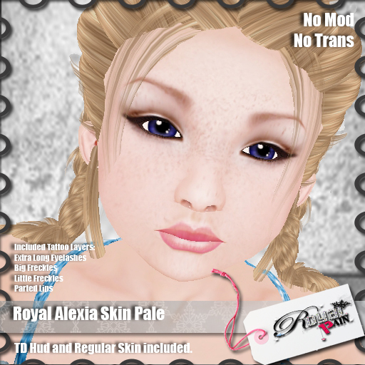 Second Life Marketplace - *-* Royal Pain *-* Royal Alexia Skin Pale