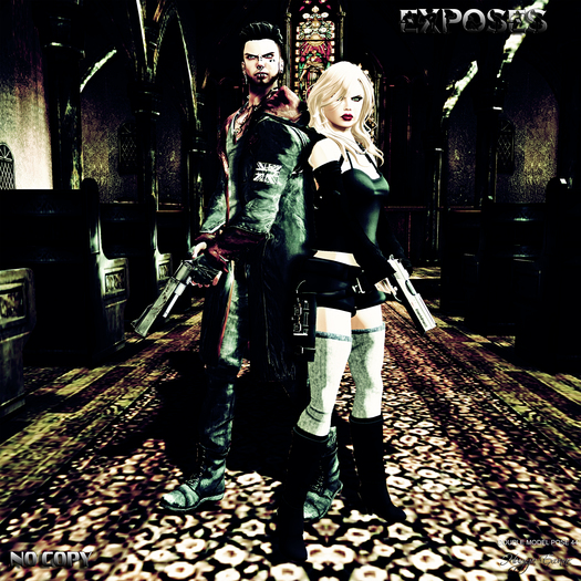 Second Life Marketplace - EXPOSES - COUPLE MODEL POSE 44 NC