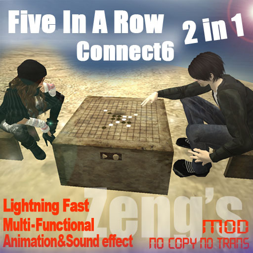 Second Life Marketplace - Zeng's Five in a Row(Gomoku) & Connect6 Board Game