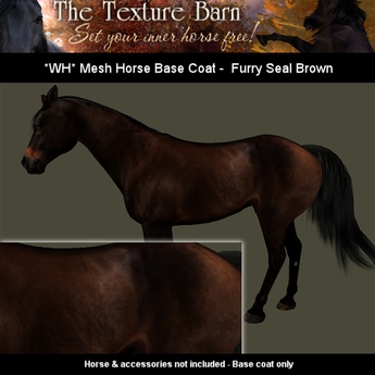 Second Life Marketplace - The Texture Barn - Furry Seal Brown for WH ...